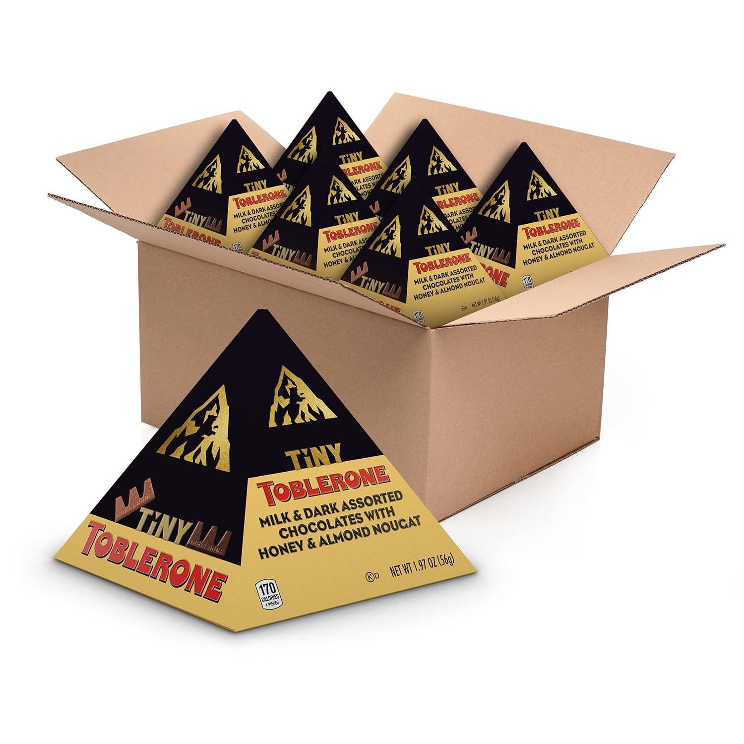 Amazon.com: Tiny Toblerone Chocolate Gift Box Variety Pack (Milk ...