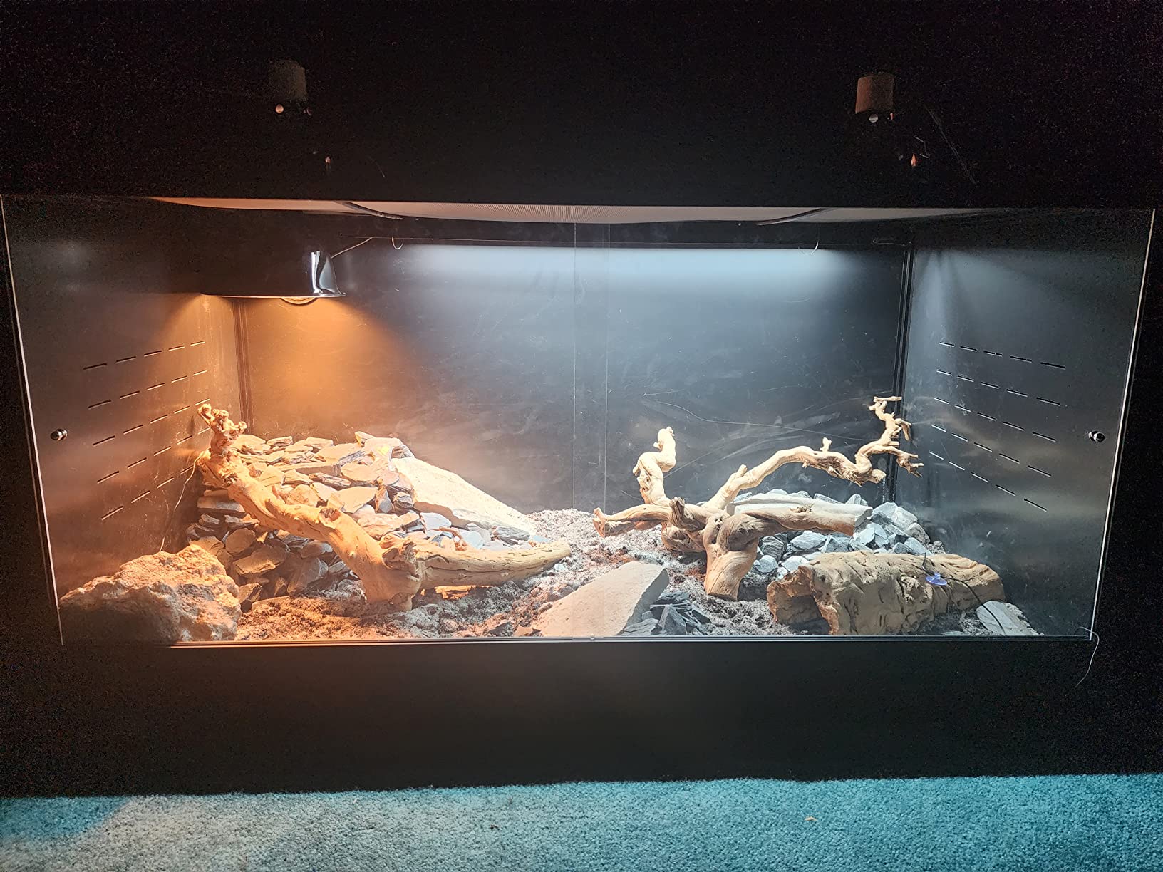 $32/mo - Finance Large Reptile Terrarium Habitat Tank 48''x24''x24 ...