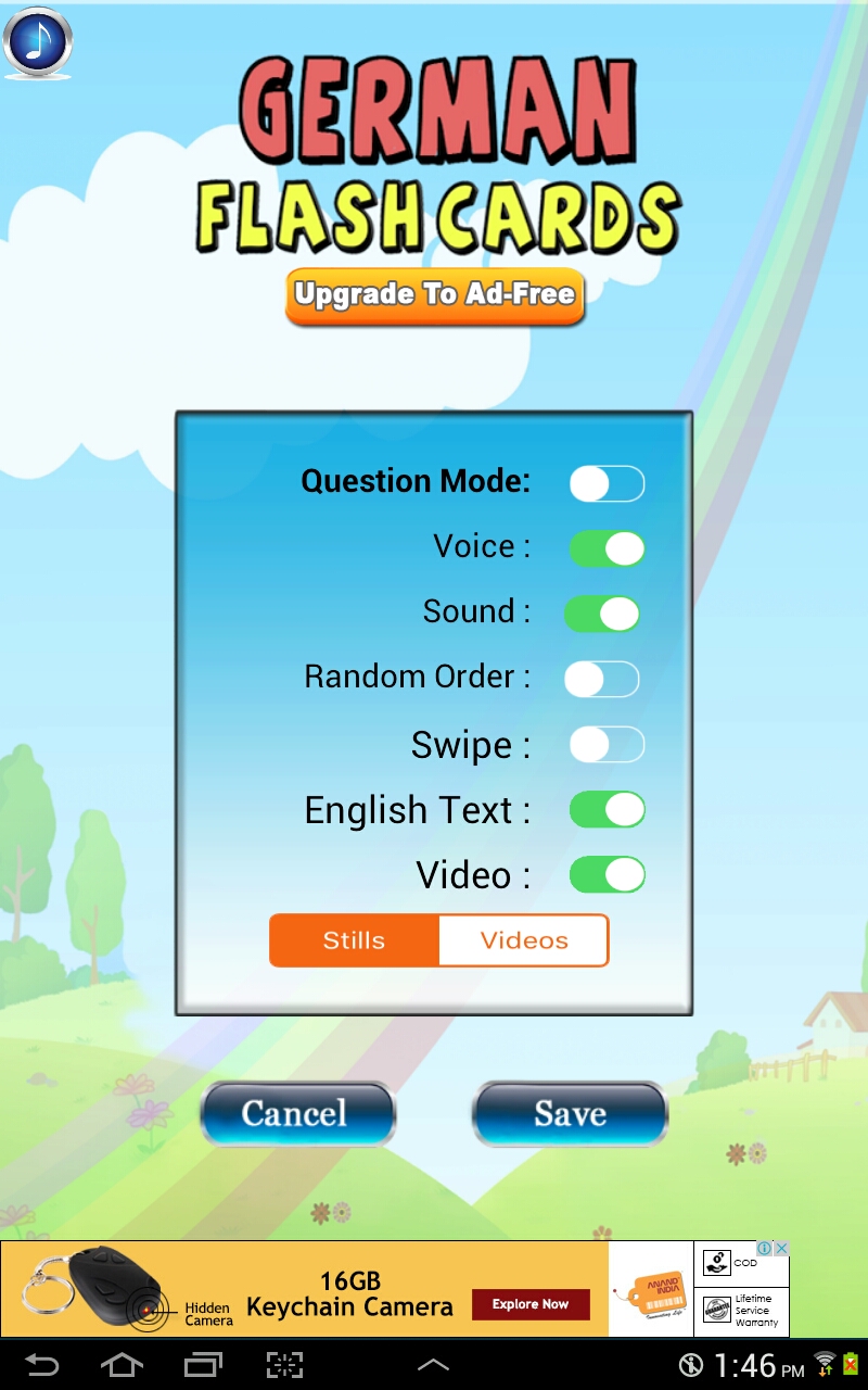 German Flashcards 4 Kids Free - App on Amazon Appstore