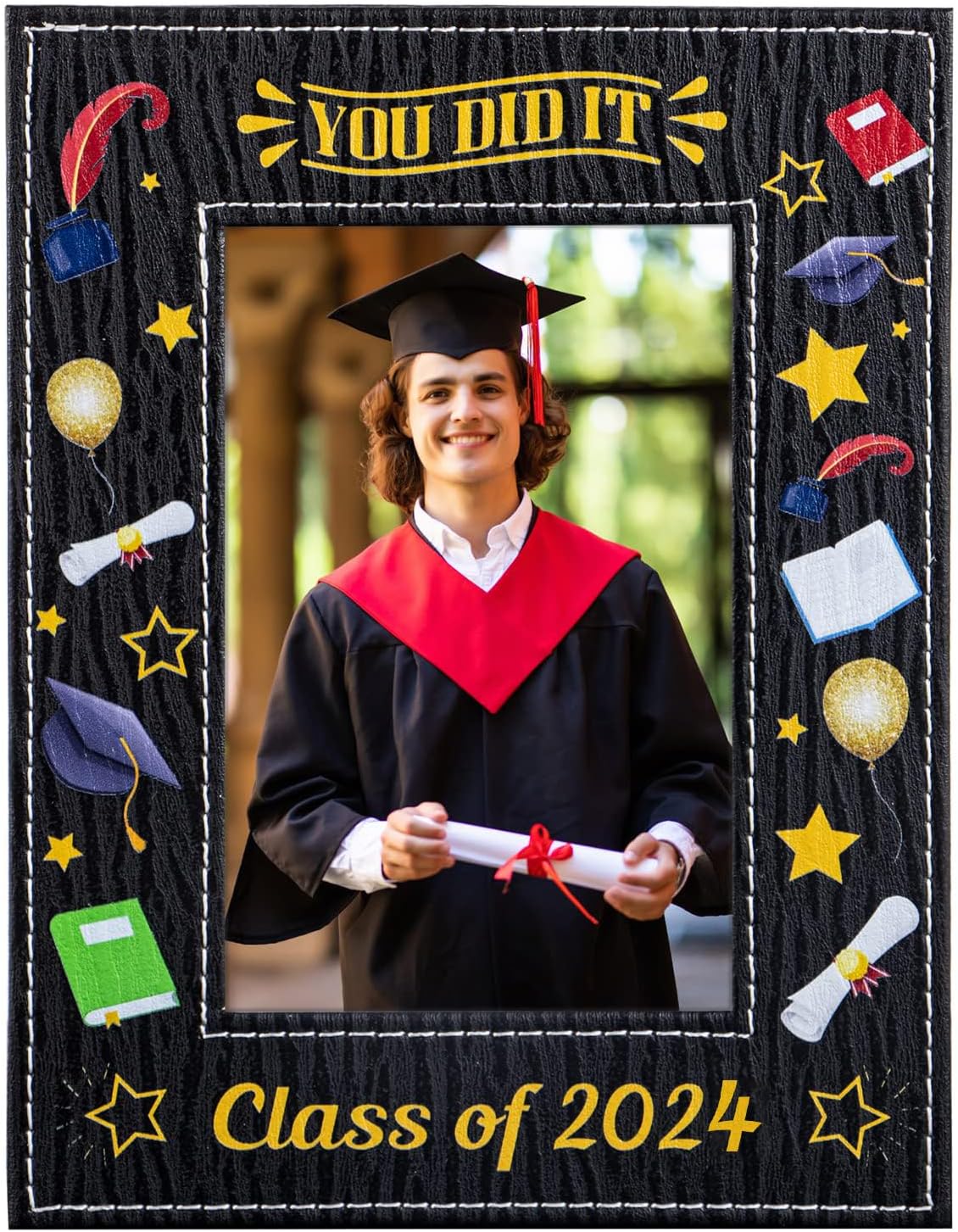 Amazon.com: PETCEE Graduation Picture Frame 2024 Gifts for Her Him ...
