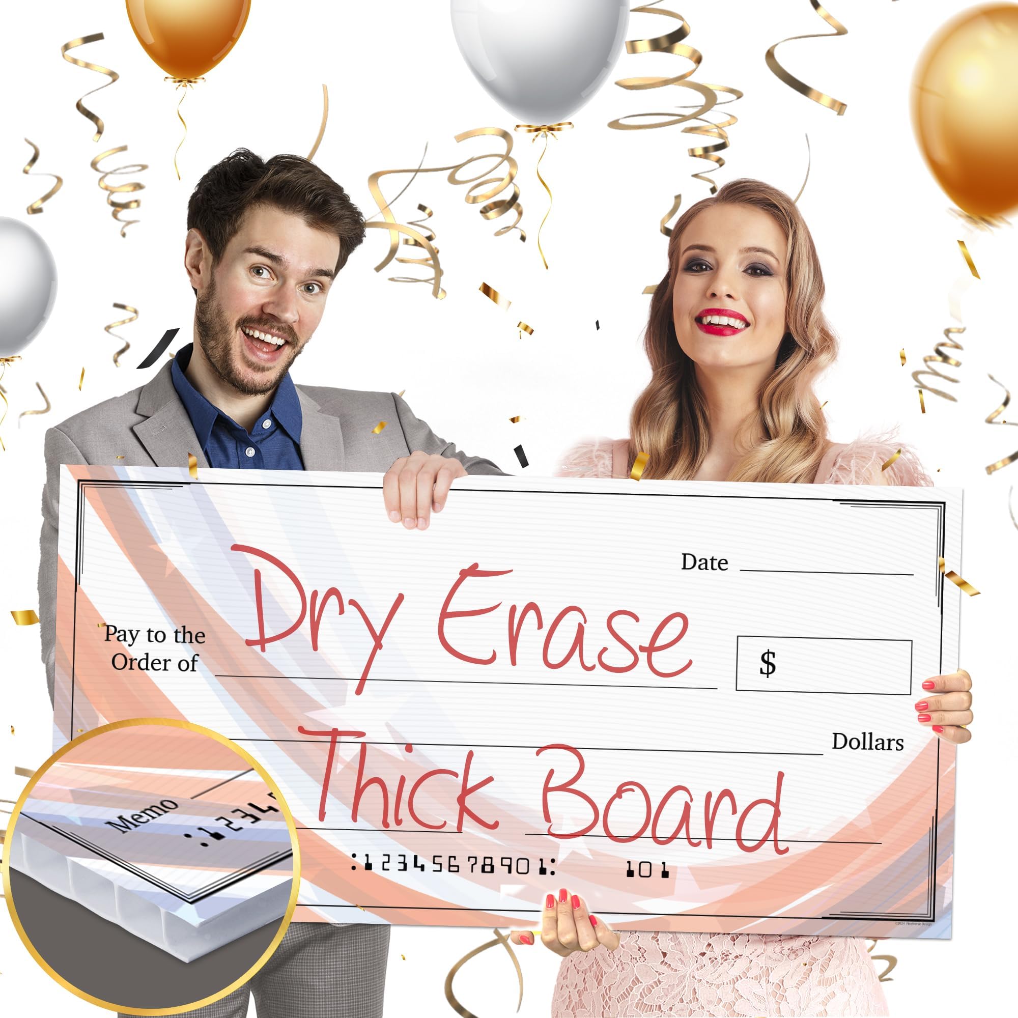 Amazon.com: SAYANG Big Check Large Check - 30" x 16" Reusable Giant ...