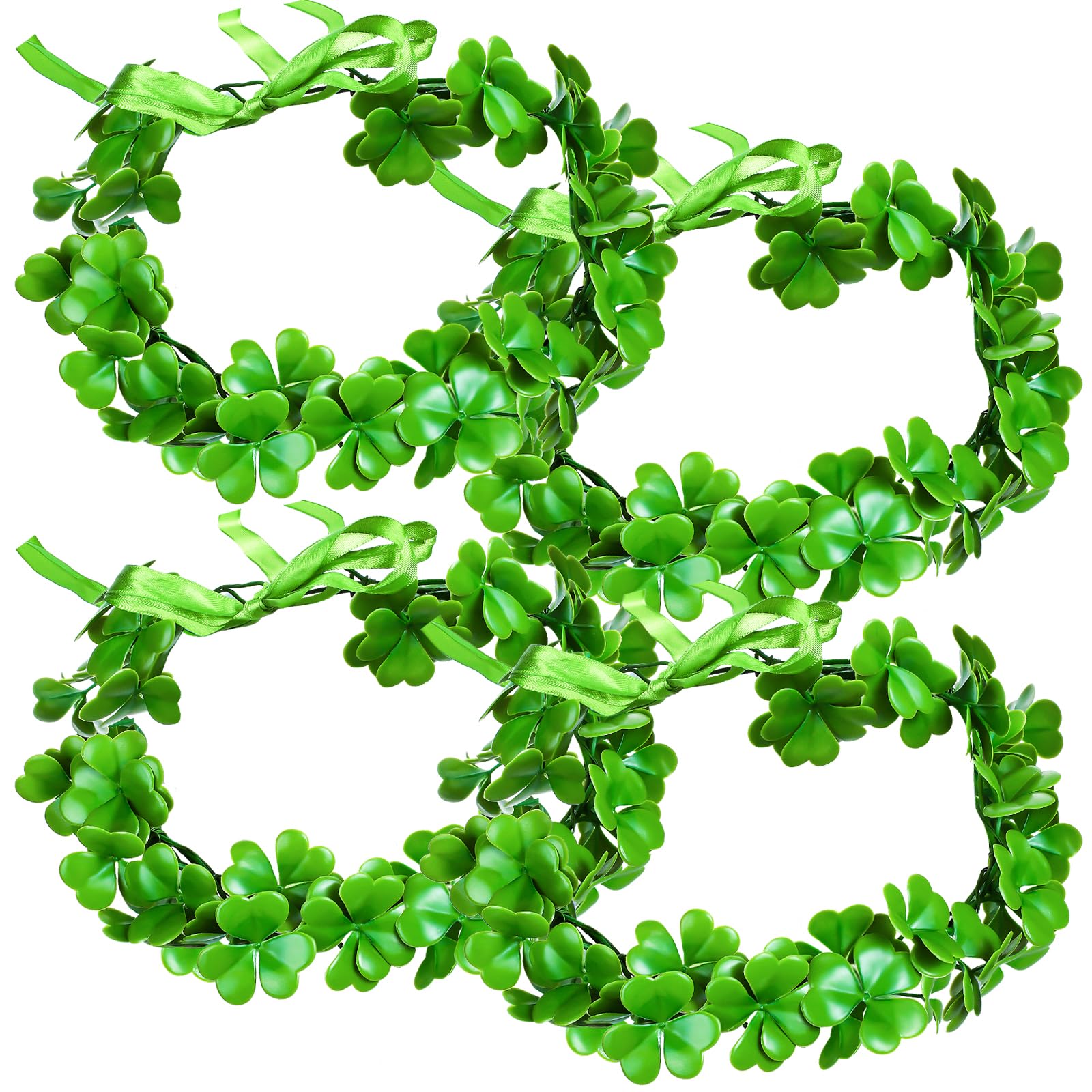 Amazon.com : Waydress 4 Pcs St. Patrick's Day Irish Shamrock Headbands ...