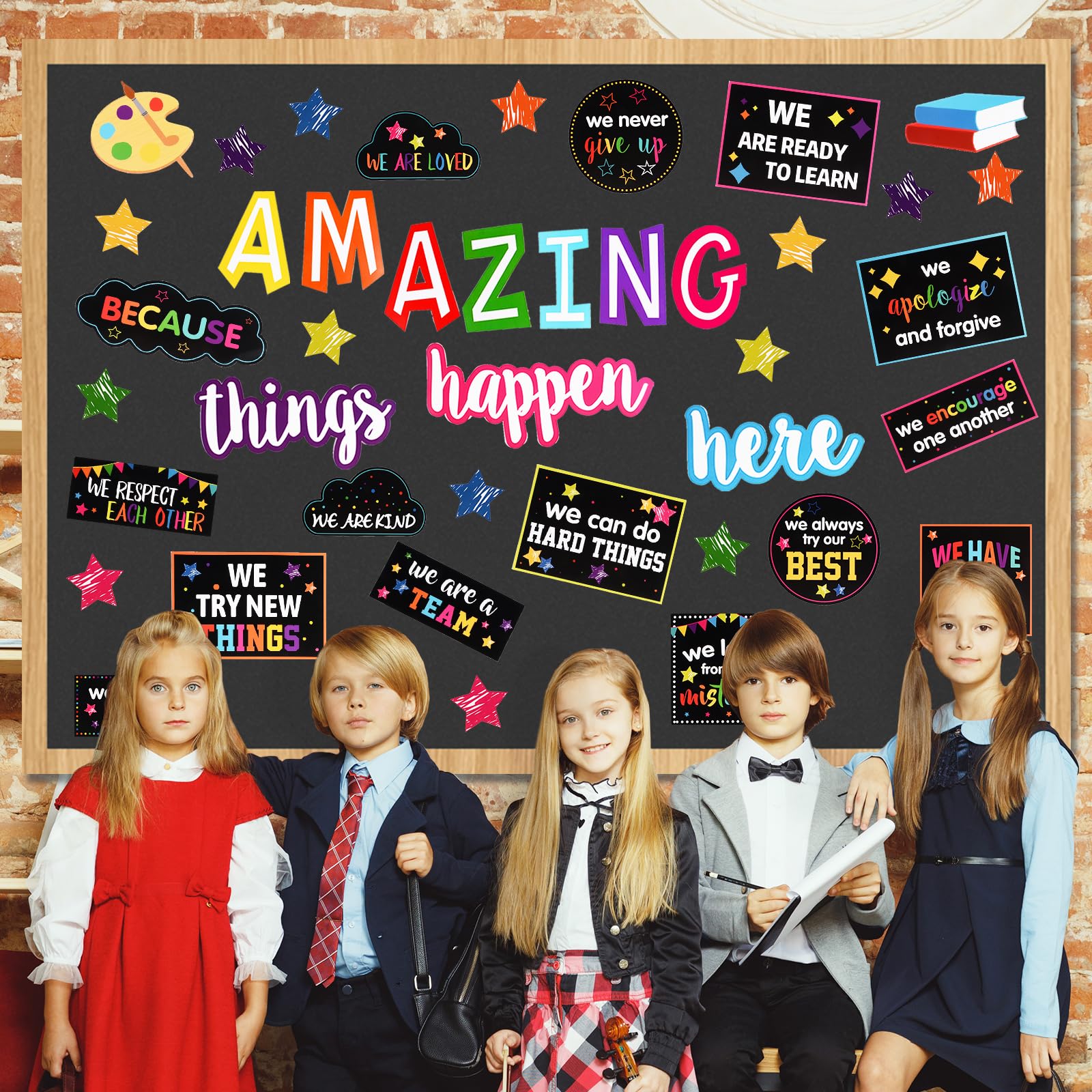 Snapklik.com : 41 Pieces Classroom Bulletin Board Decorations, Amazing ...