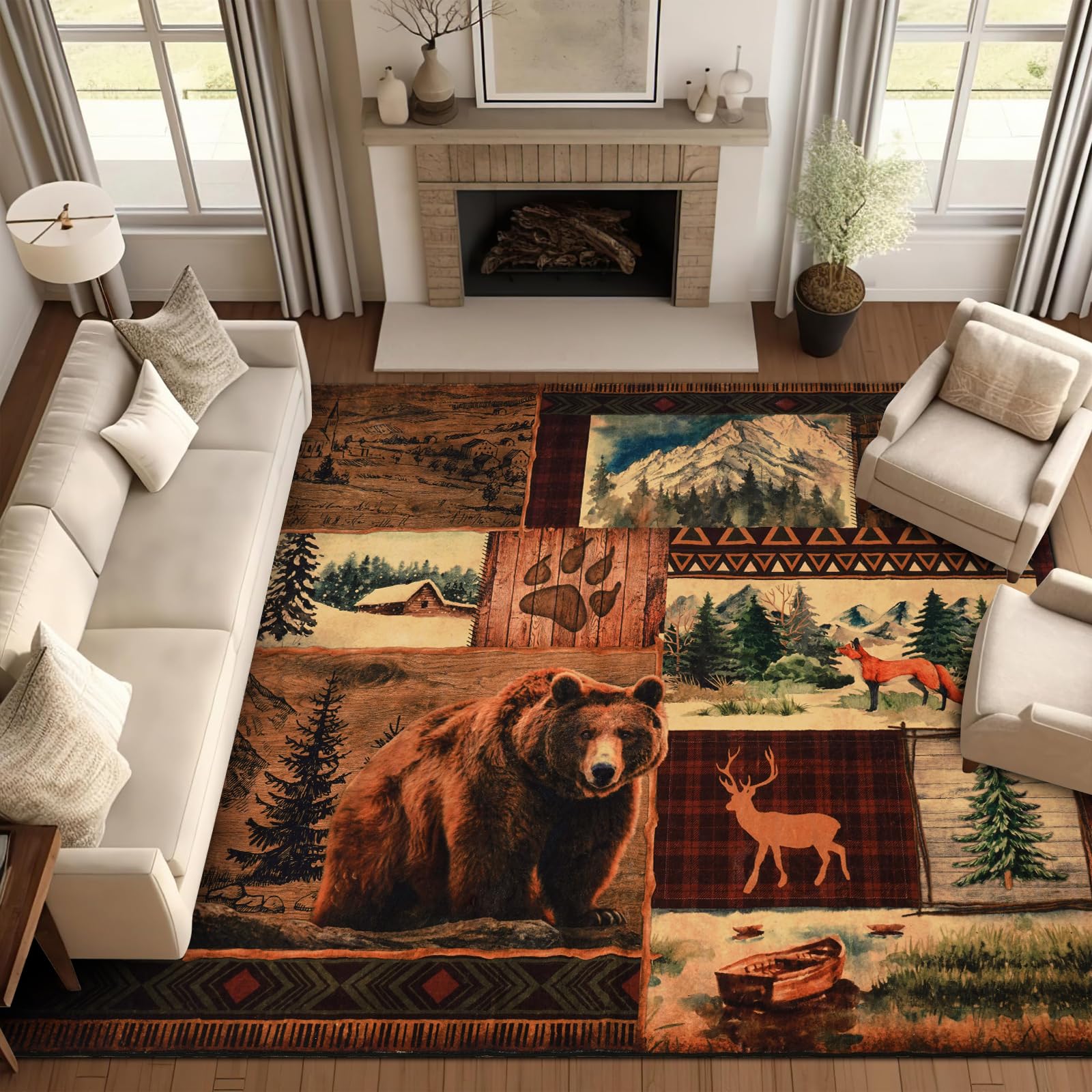 Area Rugs Country Farmhouse Farmhouse Rugs Are A Versatile Pick For