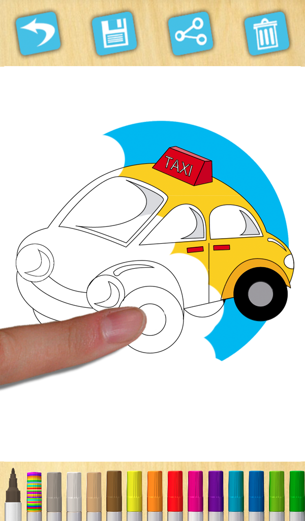 Magic paint cars - App on Amazon Appstore