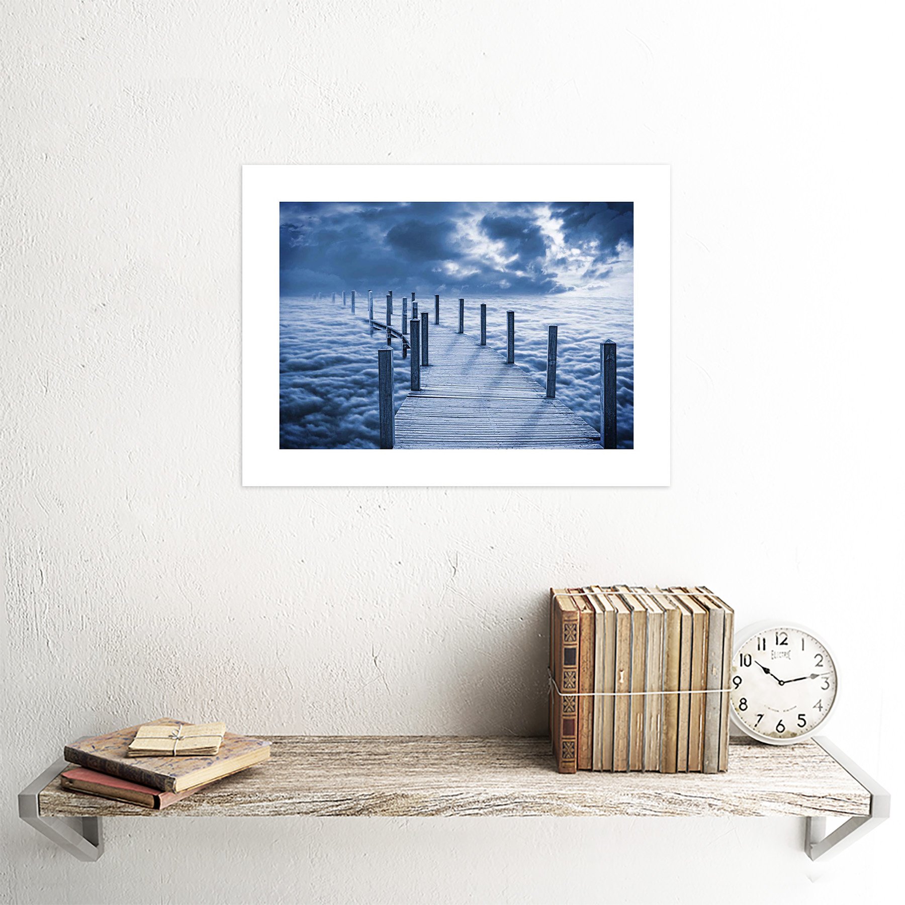 Blue Bridges Fantasy Art