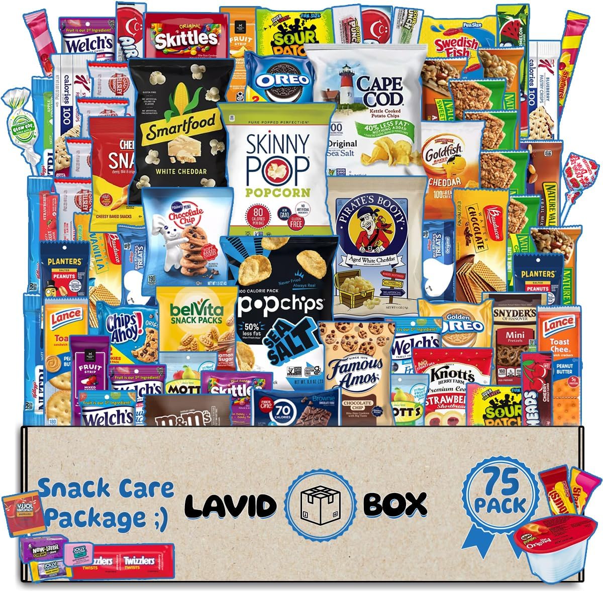 Amazon.com: Snack Box | Care Package | Variety Assortment Pack for ...