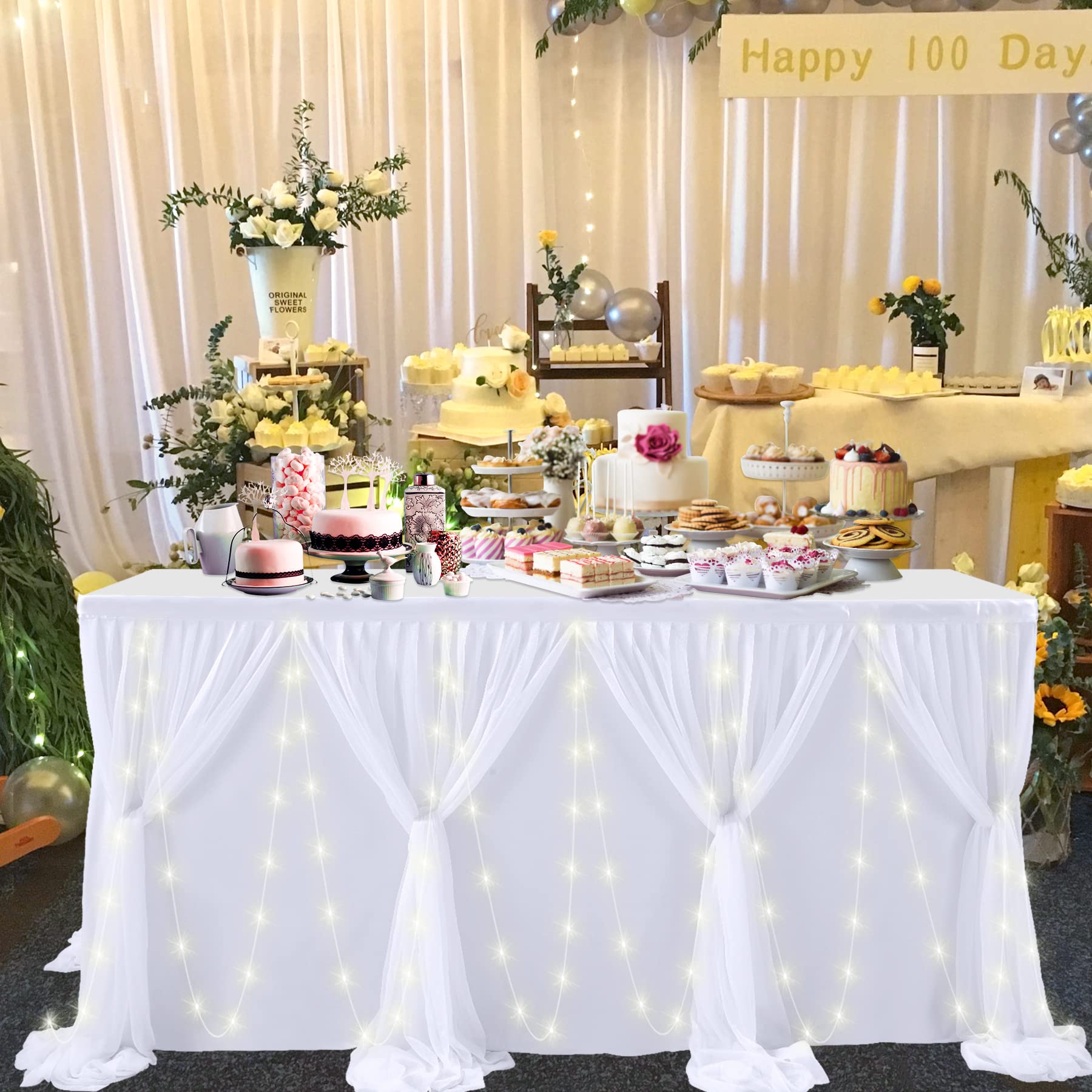 Banquet Buffet Table Settings In Gold Elegant Dinner Table Setup With