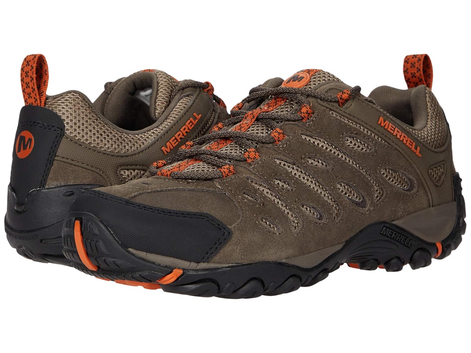 Merrell Men's CROSSLANDER 2 Hiking Shoe, Boulder/Apricot, 7.5: Buy ...