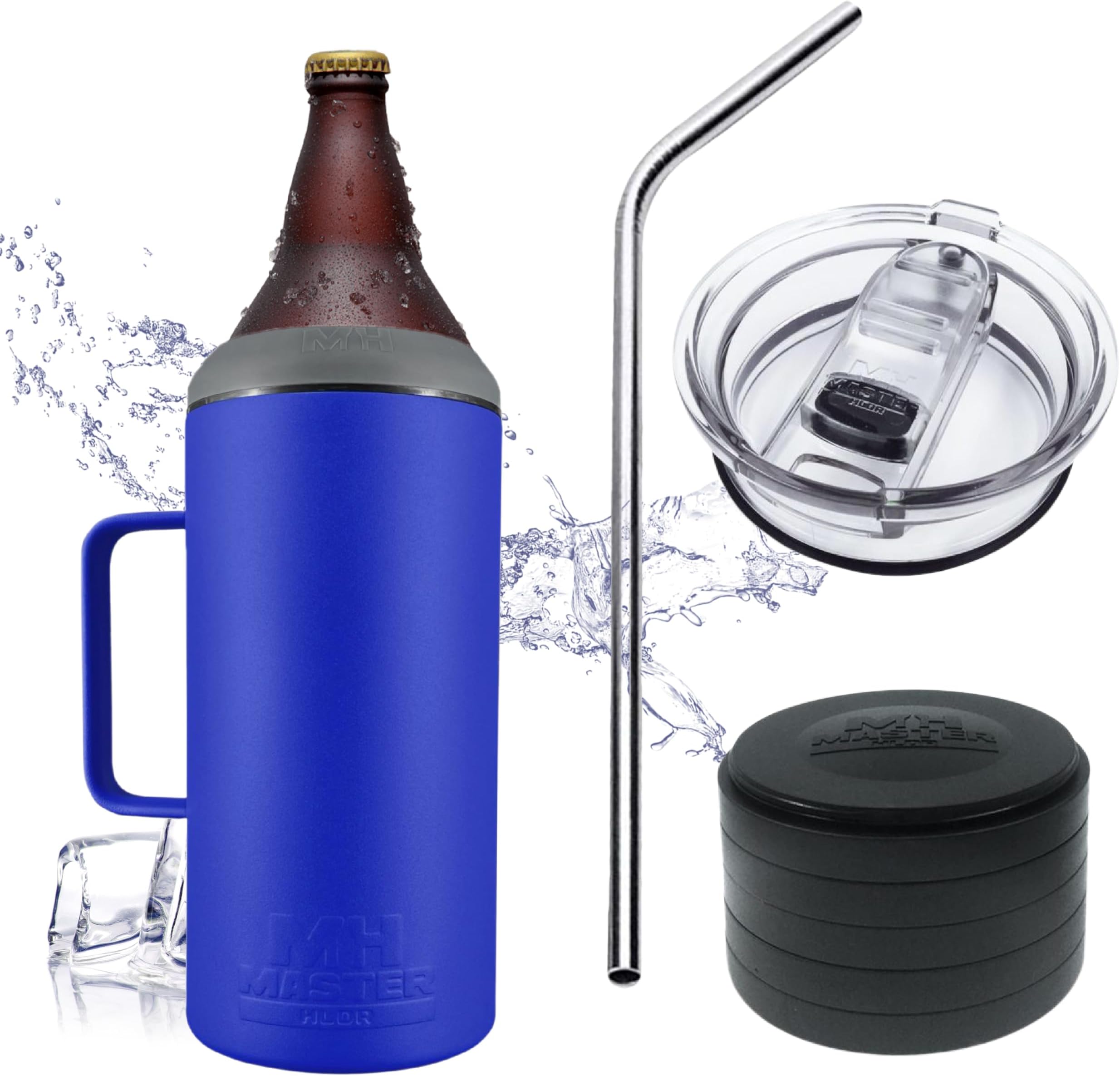 AROL Porta caguamon Enfriador de cerveza Acero inoxidable doble capa 1. ...