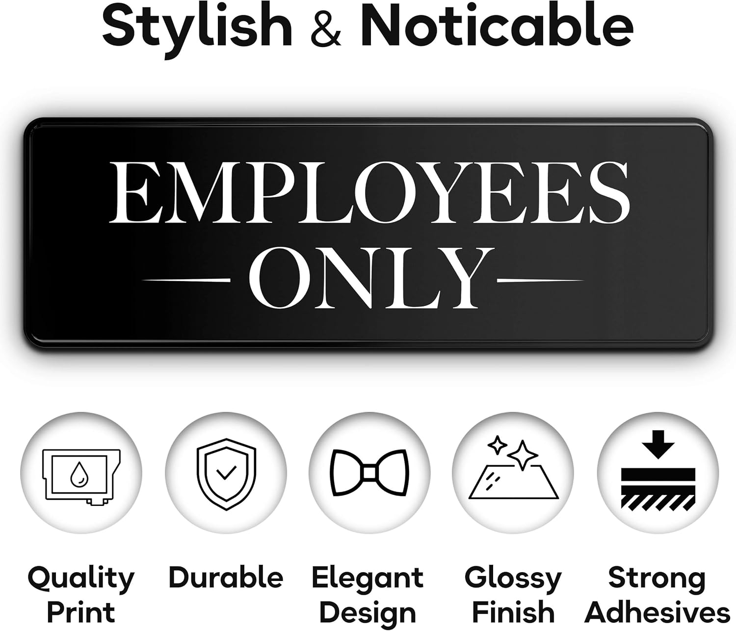 Restricted Access Sign Kit - Ideal for Office, Nepal | Ubuy