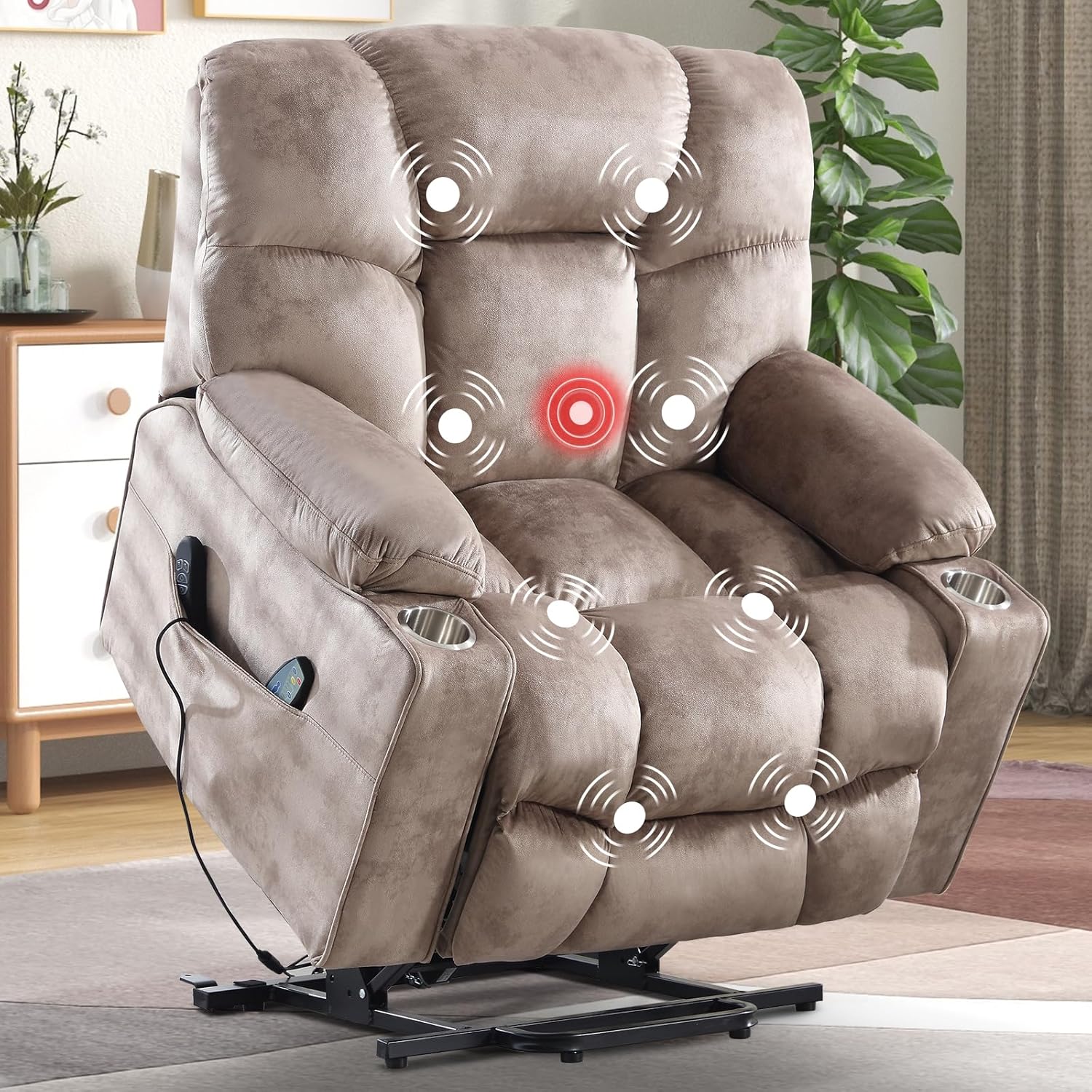 Amazon.com: CANMOV Oversized Power Lift Recliner Chair for Elderly, Big ...