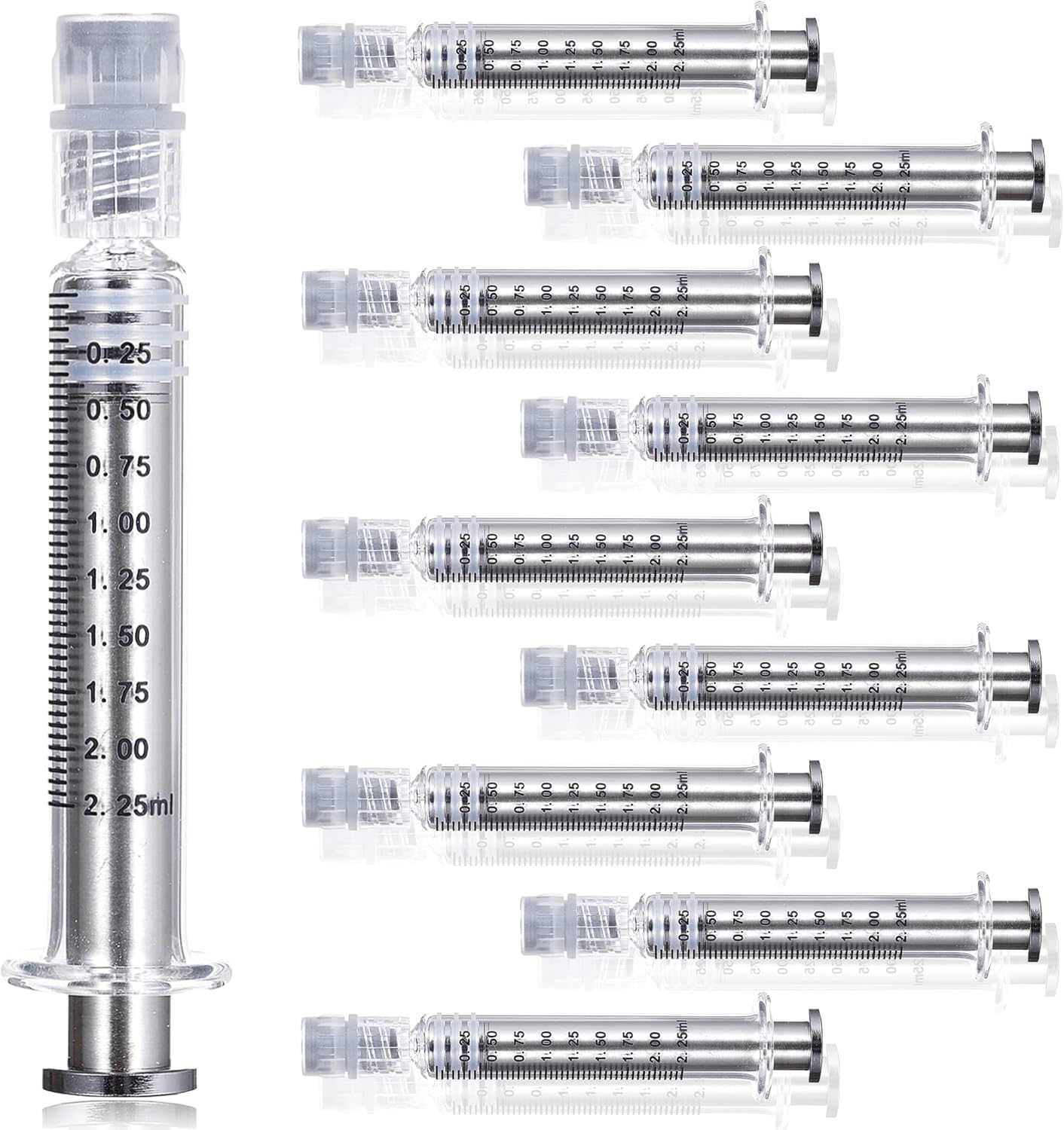 Bitomic Borosilicate Glass Syringe | 2.25ML | Silver Australia | Ubuy