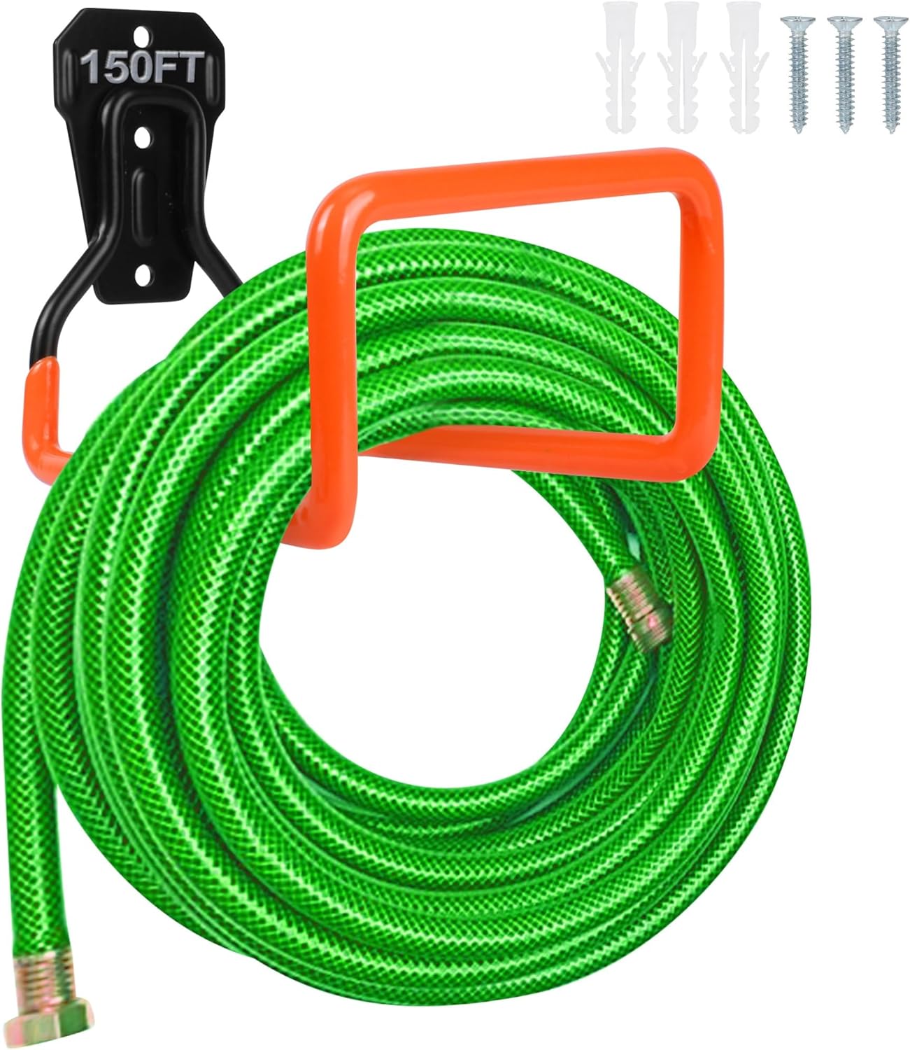 Garden Hose Holder Hose Reel Wall Mount Heavy Duty Garden Hose Hanger ...