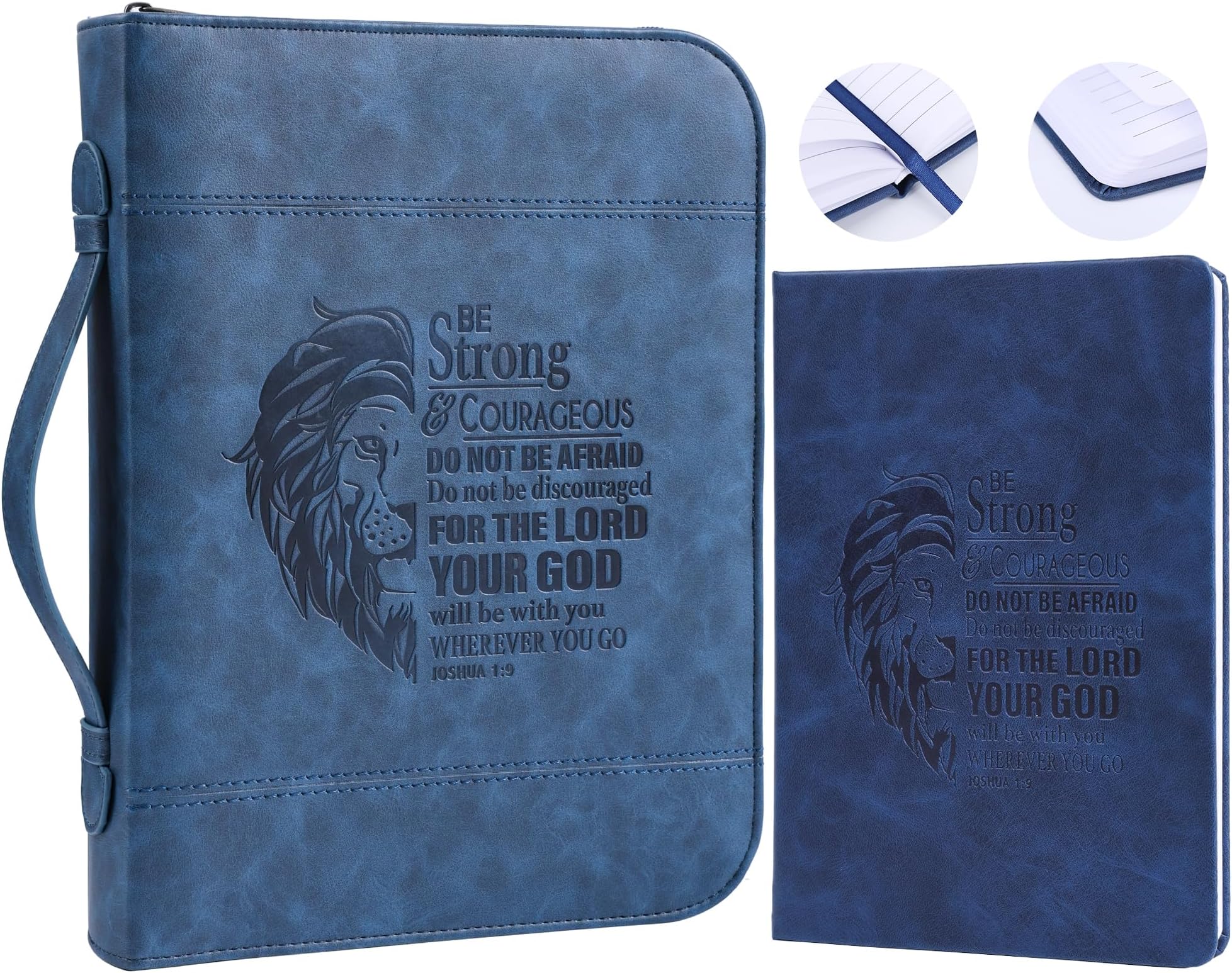 Amazon.com: Faithful Hers Bible Cover Case for Women, Bible Case Set ...