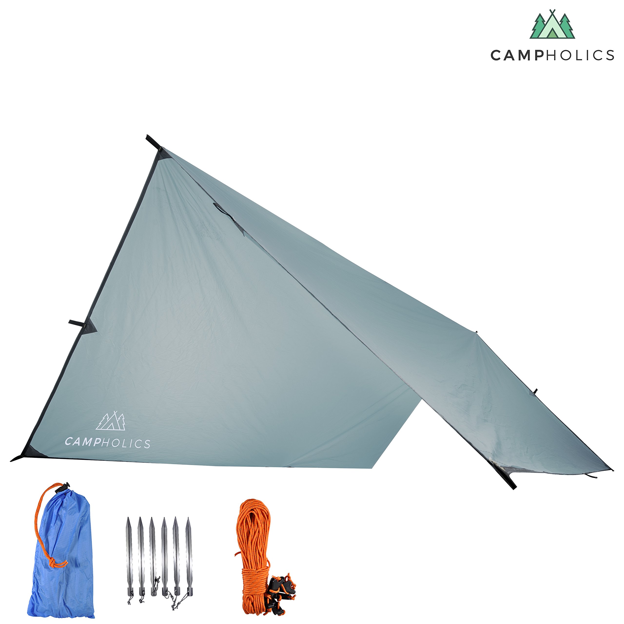 Buy Waterproof Camping Fly Tent Tarp - Multipurpose Rain Fly Tarp ...