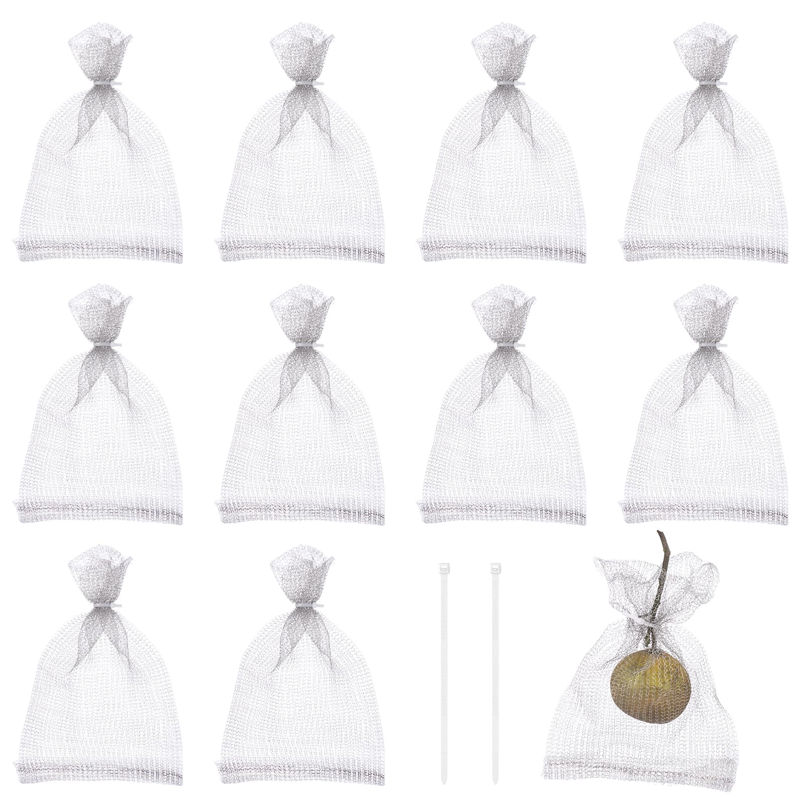 Amazon.com : abcGoodefg Fruit Protection Wire mesh Bags, 8''x12'' 304 ...