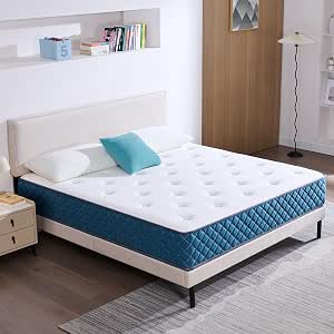 Hiimgo Mattress 180 x 200 x 22 cm Independent Pocket Spring Mattress ...