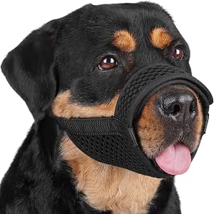Mayerzon Dog Muzzle with Hook and Loop for Large Medium Small Dogs ...