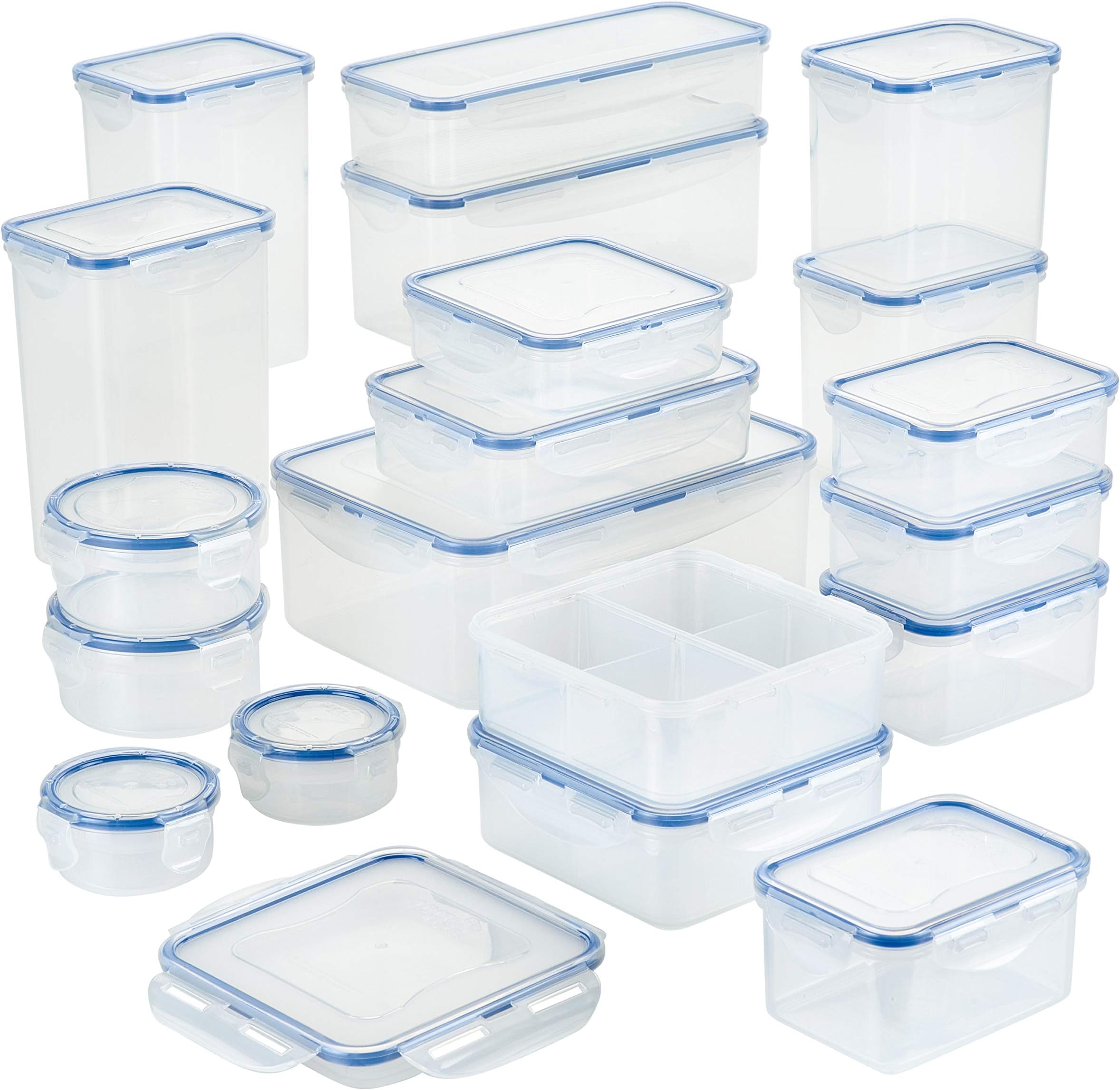 Amazon.com: LOCK & LOCK Purely Better Glass Food Storage Container Set ...
