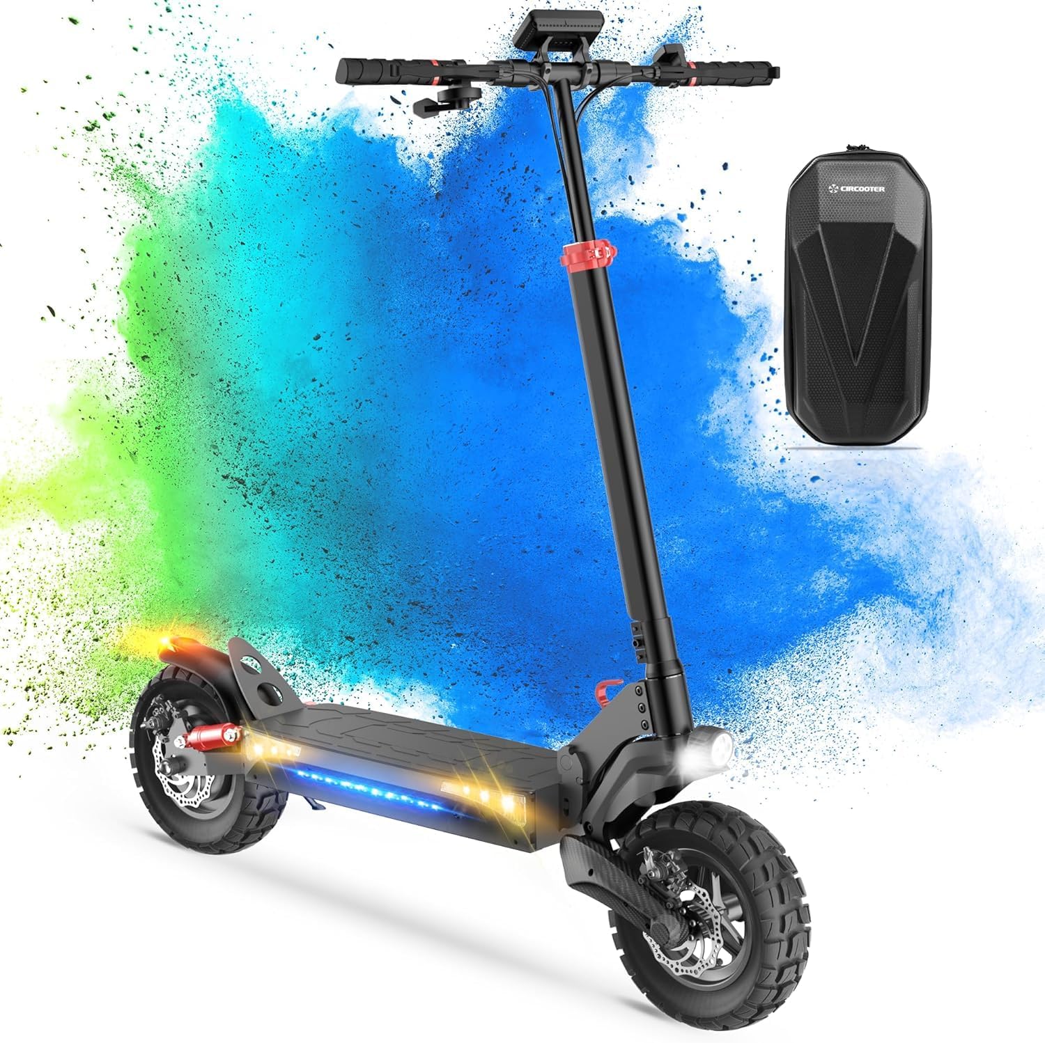Circooter Electric Scooter Adults, 330LBS Max Load, 40KM Max Range ...