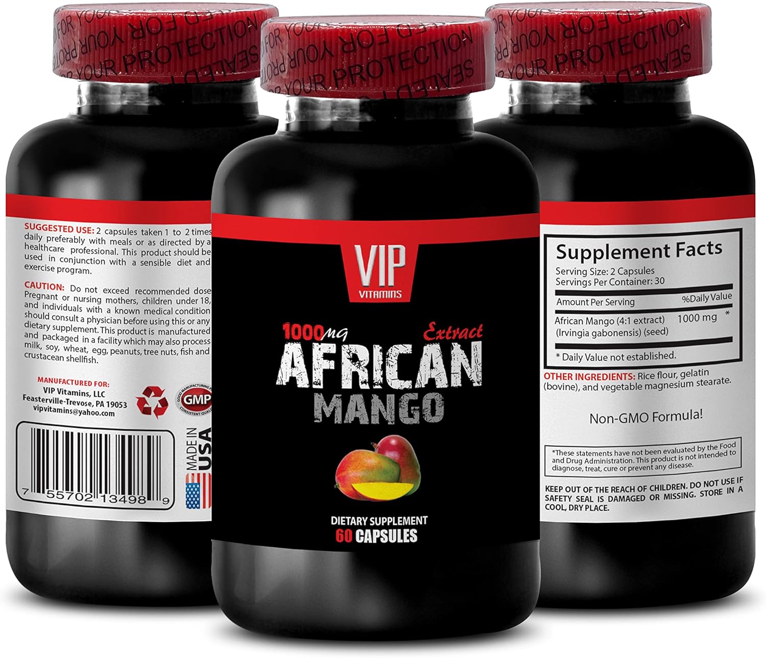 Amazon.com: African Mango Extract - Fruit Concentrate, Mango Extract ...