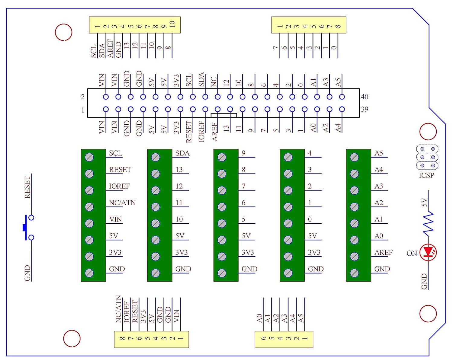 Electronics-Salon Arduino Screw Terminal Block Nepal | Ubuy