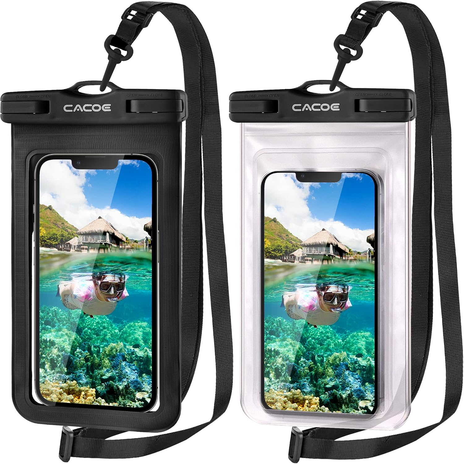 Amazon.com: CACOE [Not Floatable] Universal Waterproof Phone case 2 ...