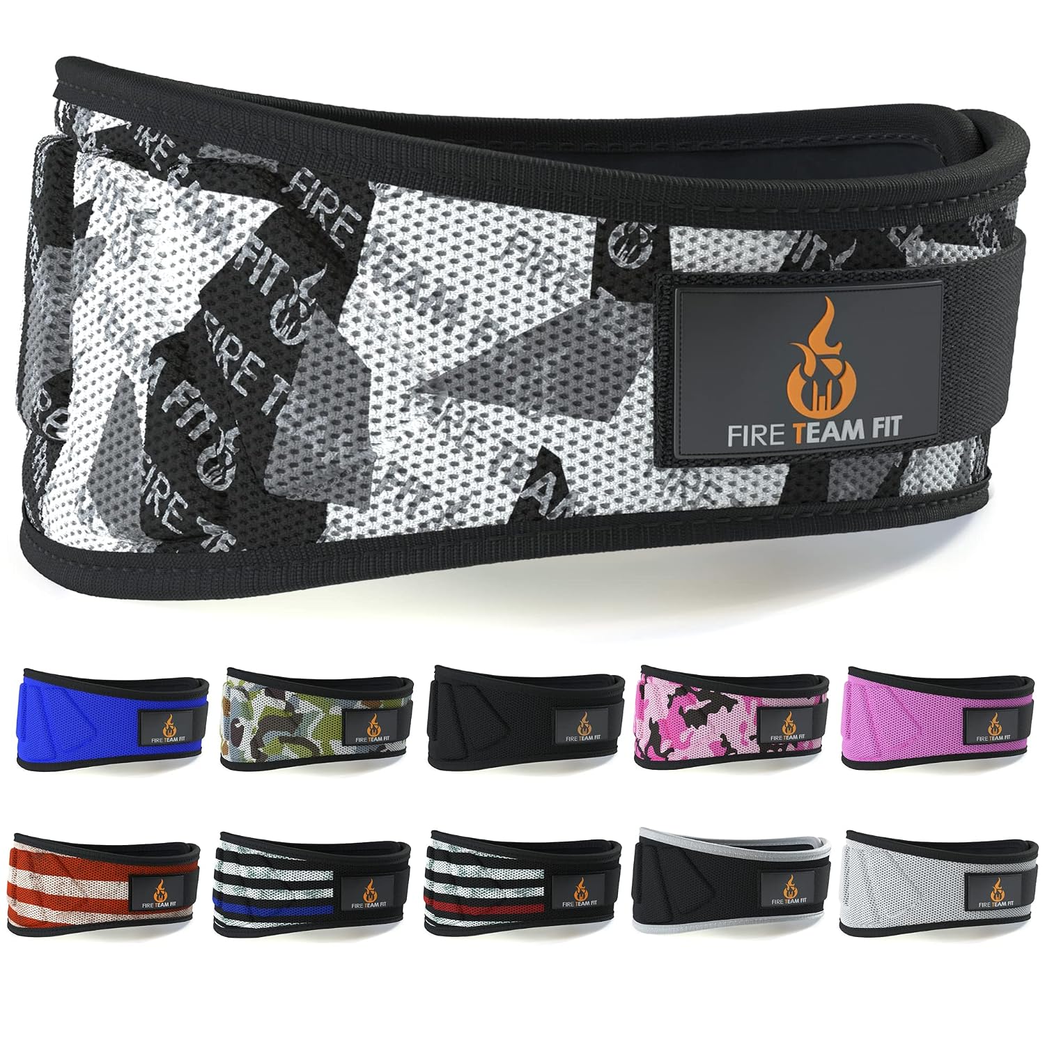 Buy Fire Team Fit Weightlifting Belt, Olympic Lifting, Weight Belt ...
