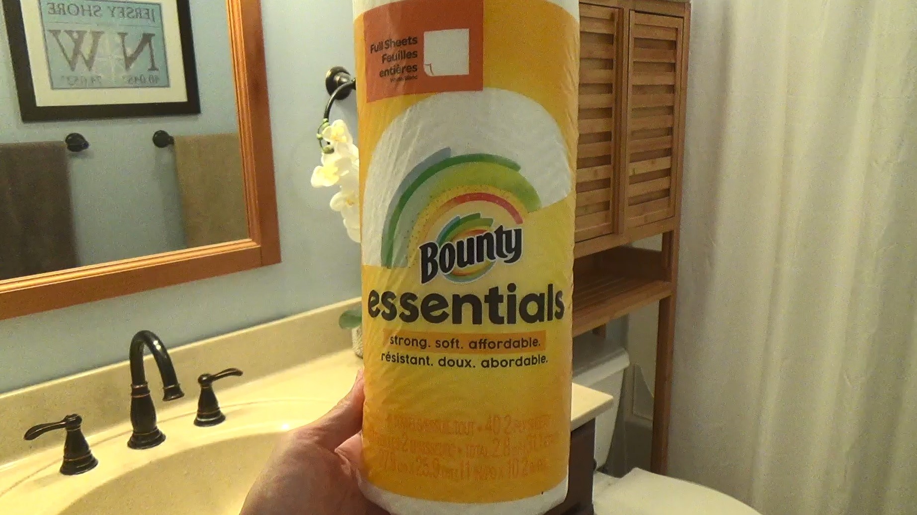 Watch Bounty Essentials Full Sheets Paper Towels Customer Review on ...