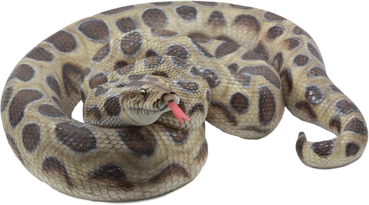 Ebros Large Lifelike Python Statue Realistic Snake Taxidermy Figurine ...