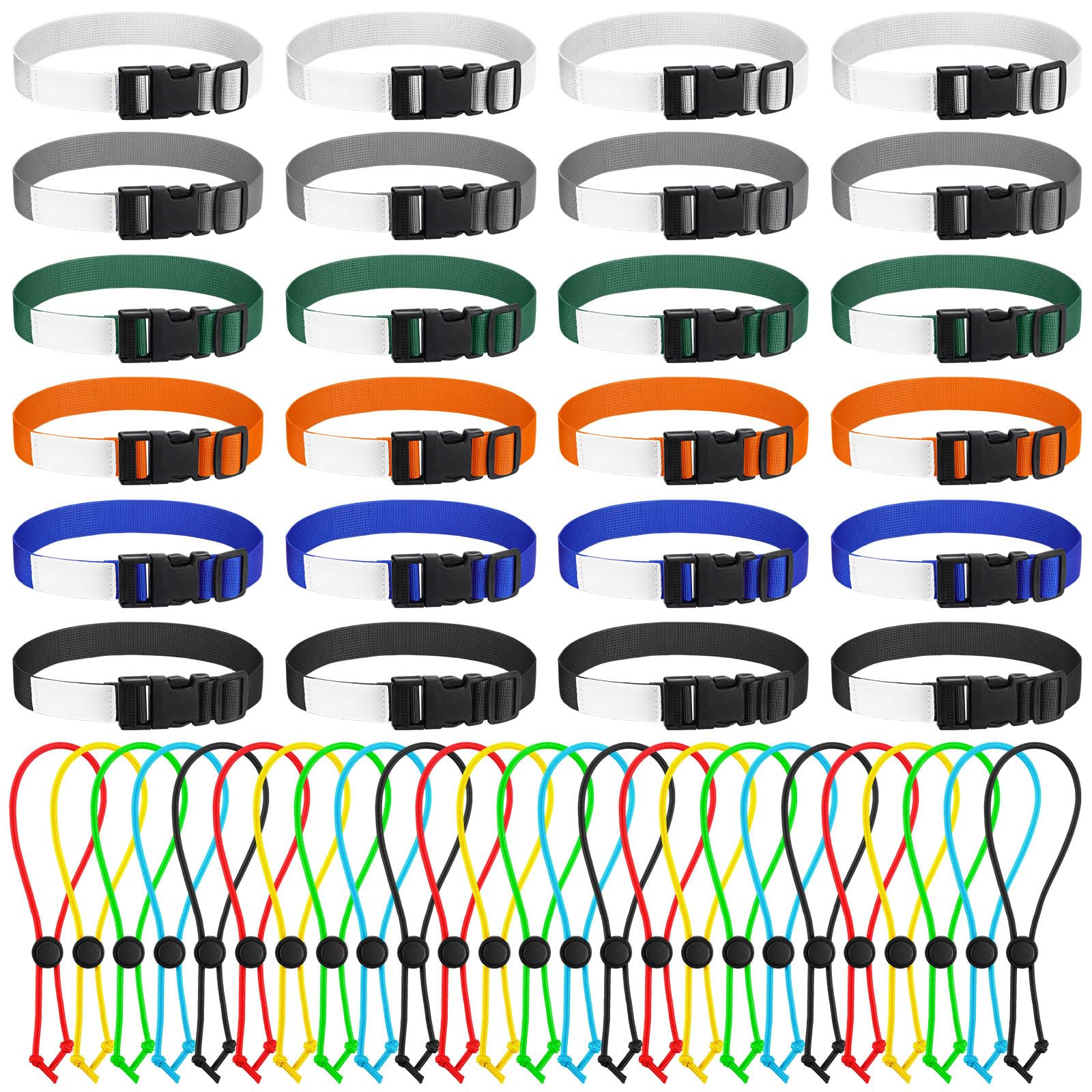 Amazon.com: Lineshading 49 Pcs Laundry Strap Sock Clips Set Includes 24 ...