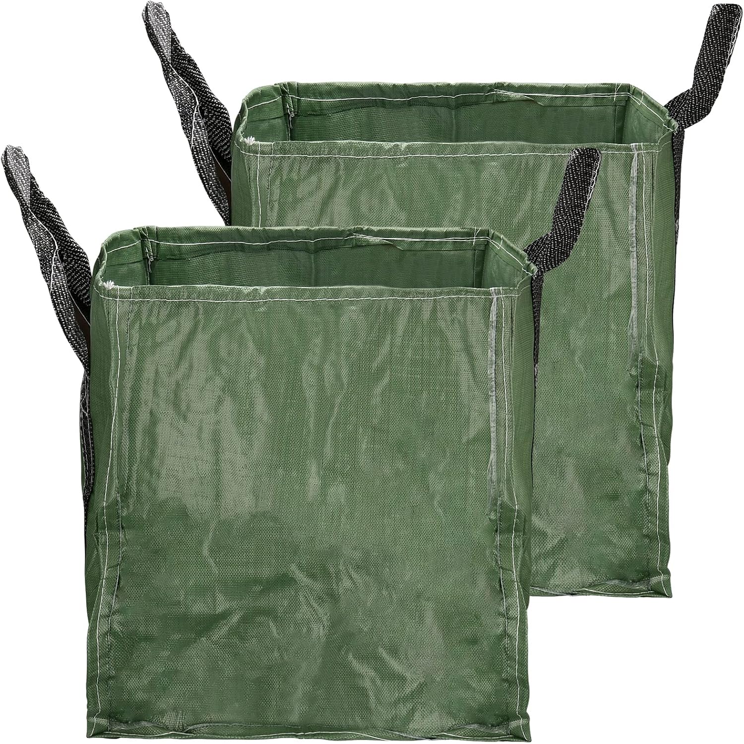 Amazon.com: SEHOI 2 PCS 39 Gallons Lawn Leaf Bag Holder, Yard Waste ...