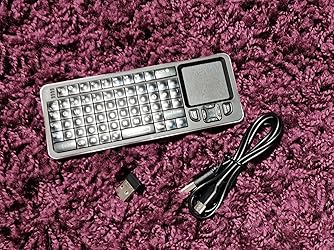 Amazon.com: Rii K06 Mini Bluetooth Keyboard,Backlit 2.4GHz Wireless ...