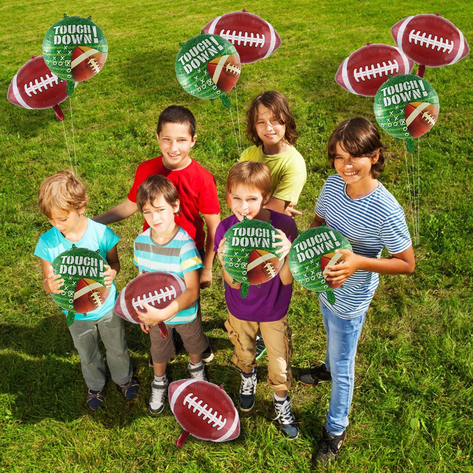 Snapklik.com : 12 Pieces Football Balloon Set Football Party ...