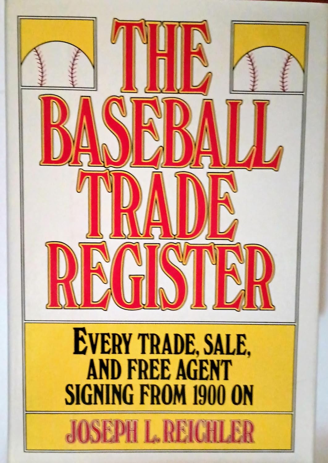 Baseball Trade Register: Reichler, Joseph L.: 9780026031103: Amazon.com ...