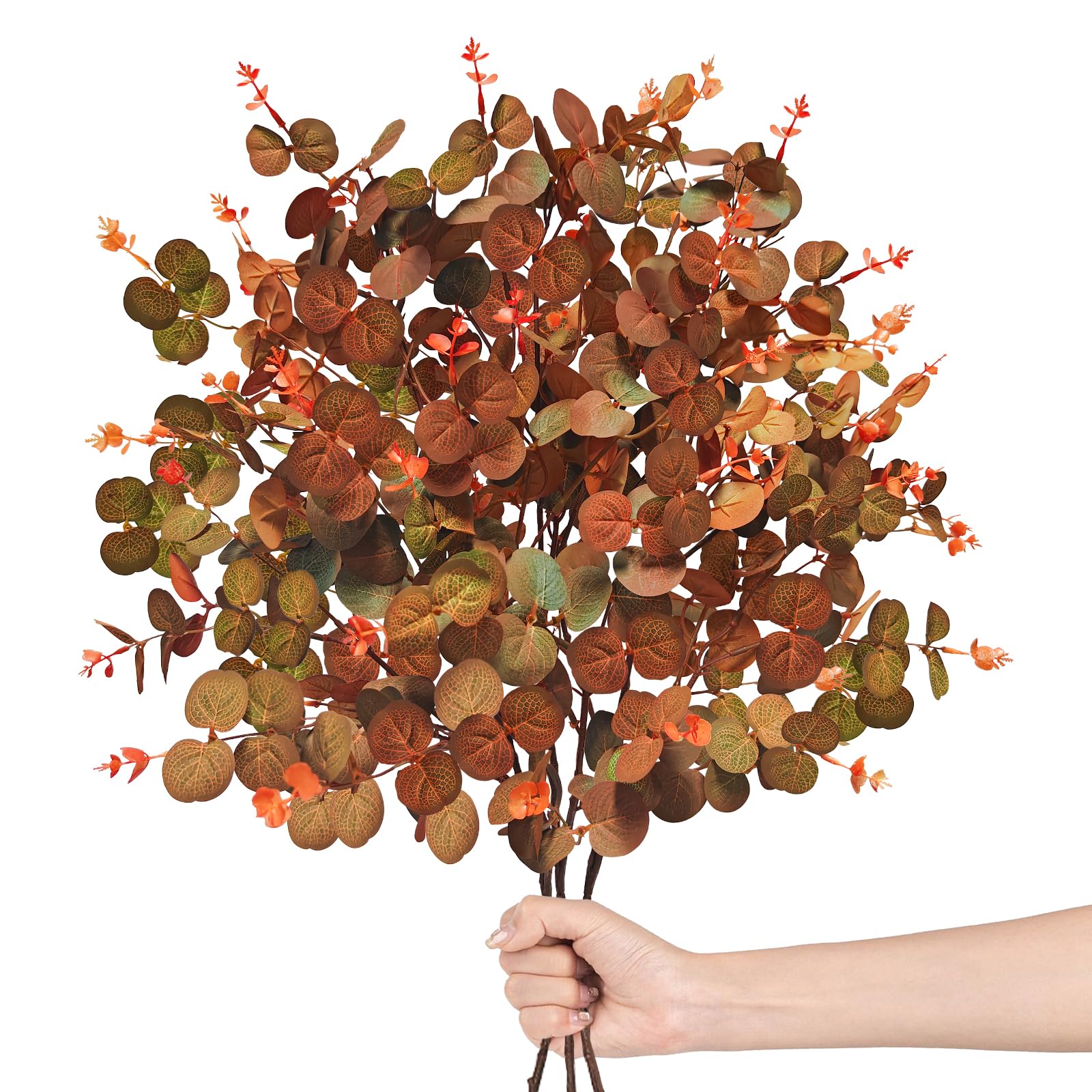 Snapklik.com : Luiywan Fall Stems - Faux Eucalyptus Stems, Artificial ...