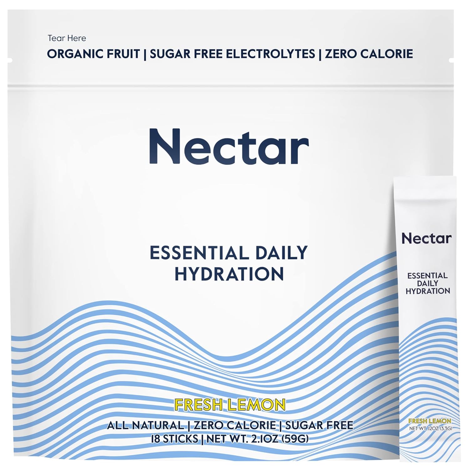 Amazon.com: Nectar Hydration Packets - Electrolytes Powder Packets - No ...