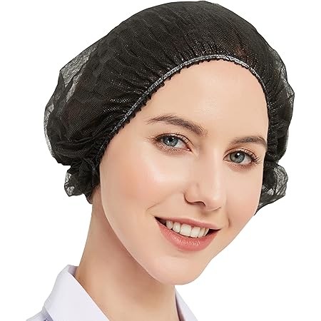 Amazon.com: 100 PCS--21", Disposable Bouffant (Hair Net) Caps, Spun ...