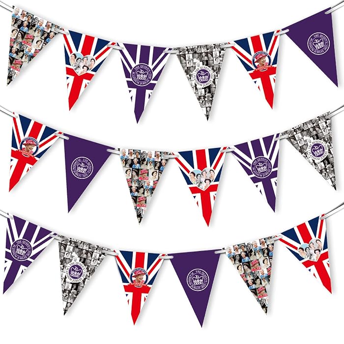 Buy Bunting for Queens Platinum Jubilee, Jubilee Decorations 2022 Union ...