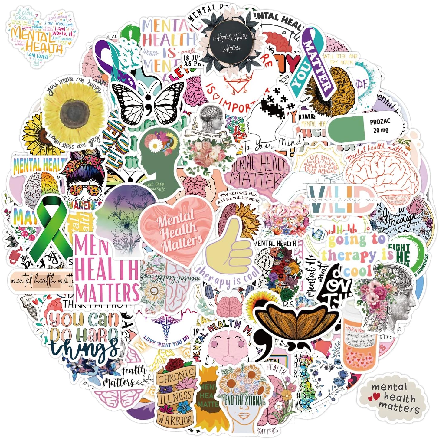 Amazon.com: 100pcs Physical Therapy Stickers for Laptop Water Bottle?PT ...