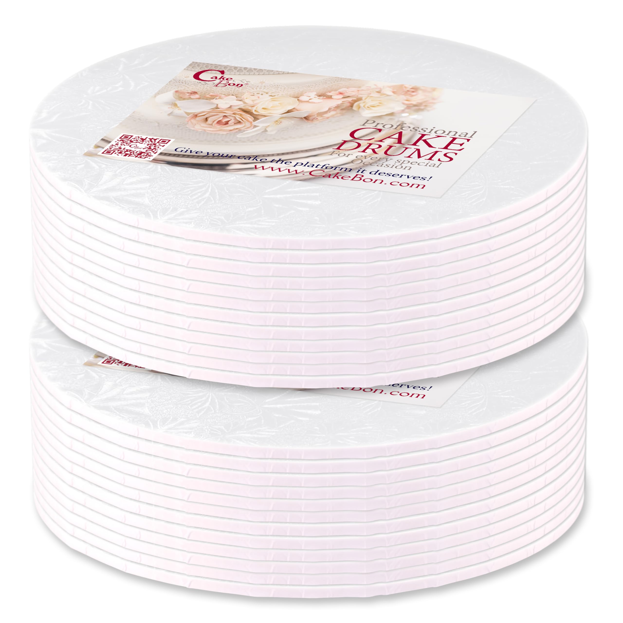 Snapklik.com : Round Cake Boards, 10-Inch 1/8 Thick Round, Sturdy ...