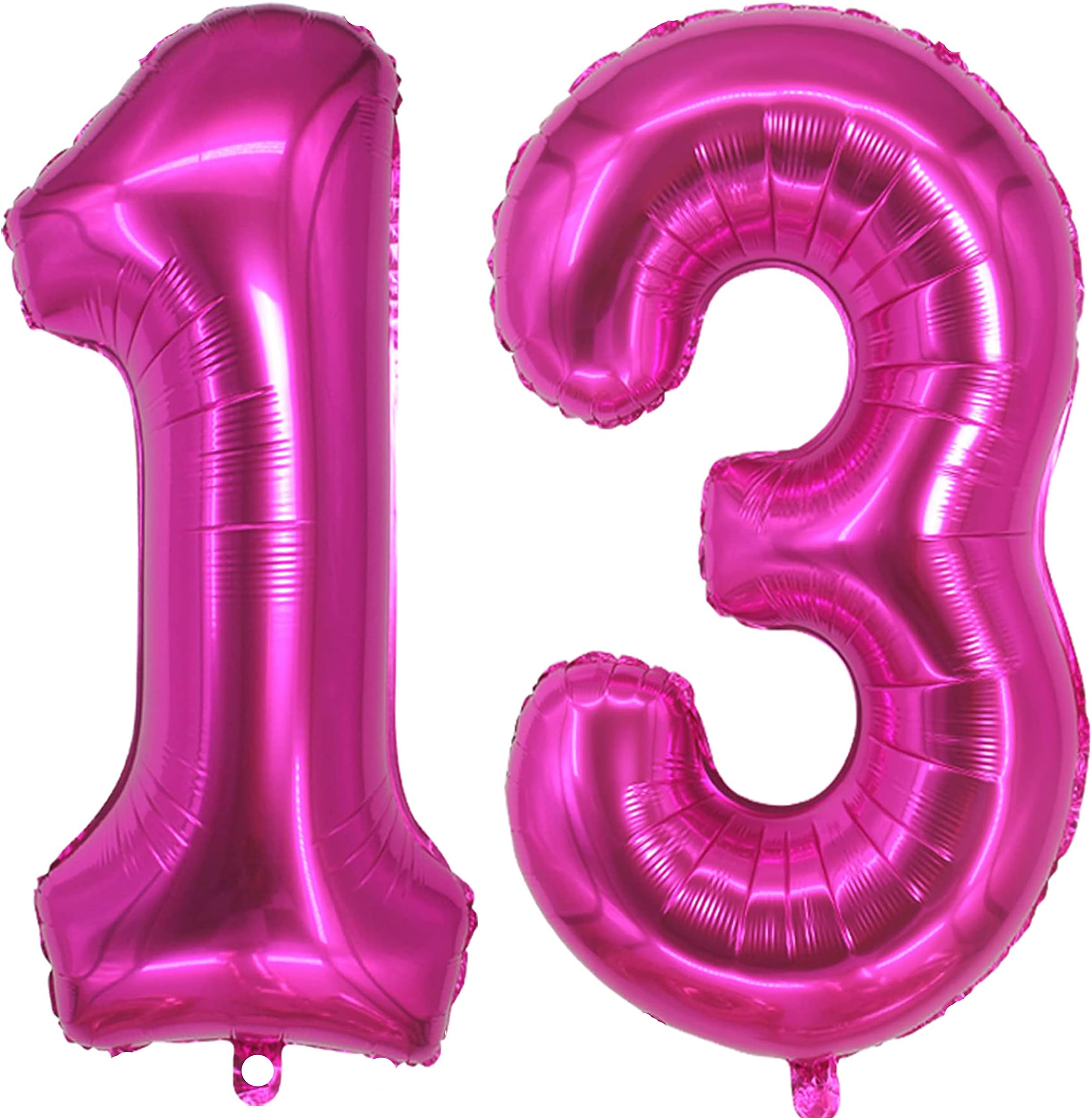 Amazon.com: Number 13 Purple Foil Jumbo Digital Mylar Balloons, 40inch ...