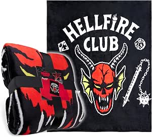Stranger Things Official Goodies TV Series Decorative Fleece Sofa Throw ...