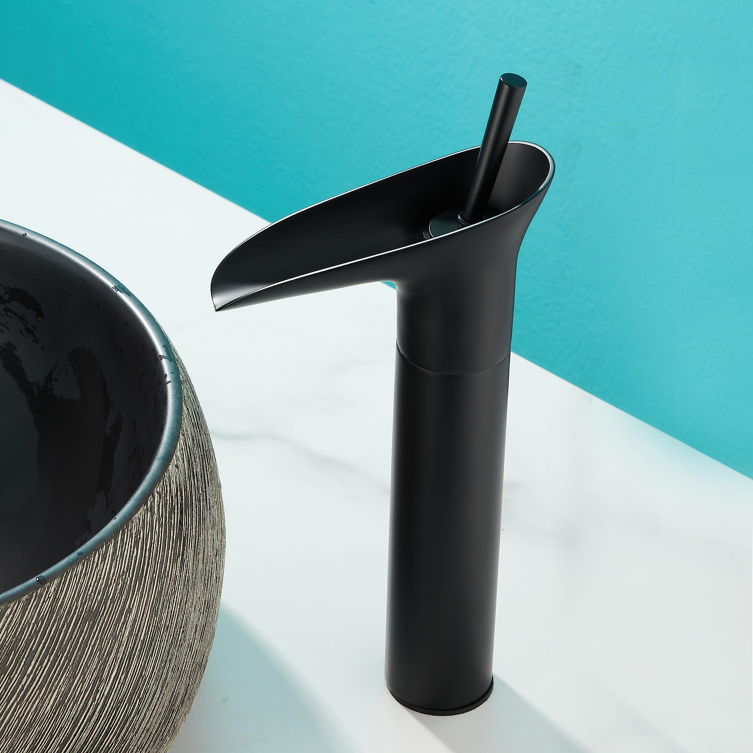 Buy ex Pure Brass Hot & Cold Washbasin tap/Single Lever Basin tap/Table ...