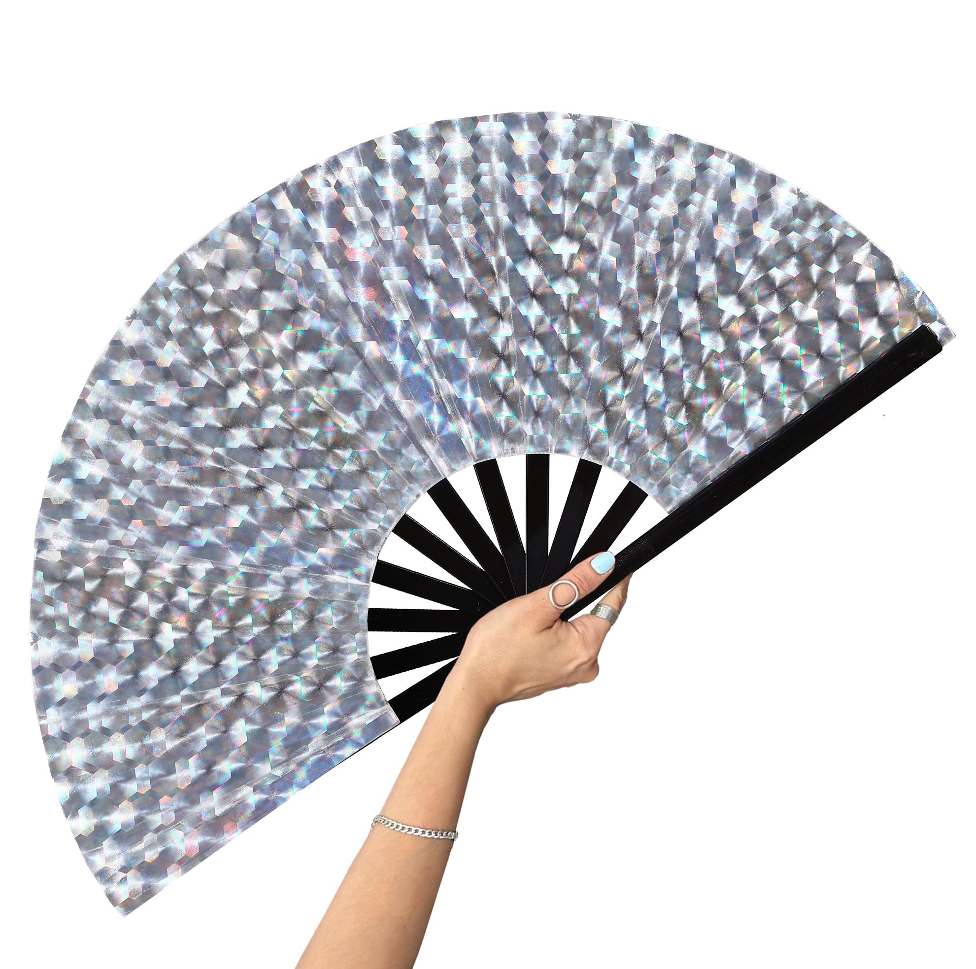 Snapklik.com : GeGeYa Large Folding Fans-Hand Fan Popping Fan For Line ...