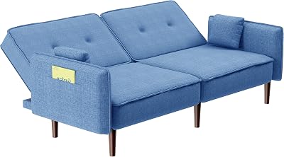 Amazon.com: DHP Hamilton Sofa Sleeper, Black : Home & Kitchen