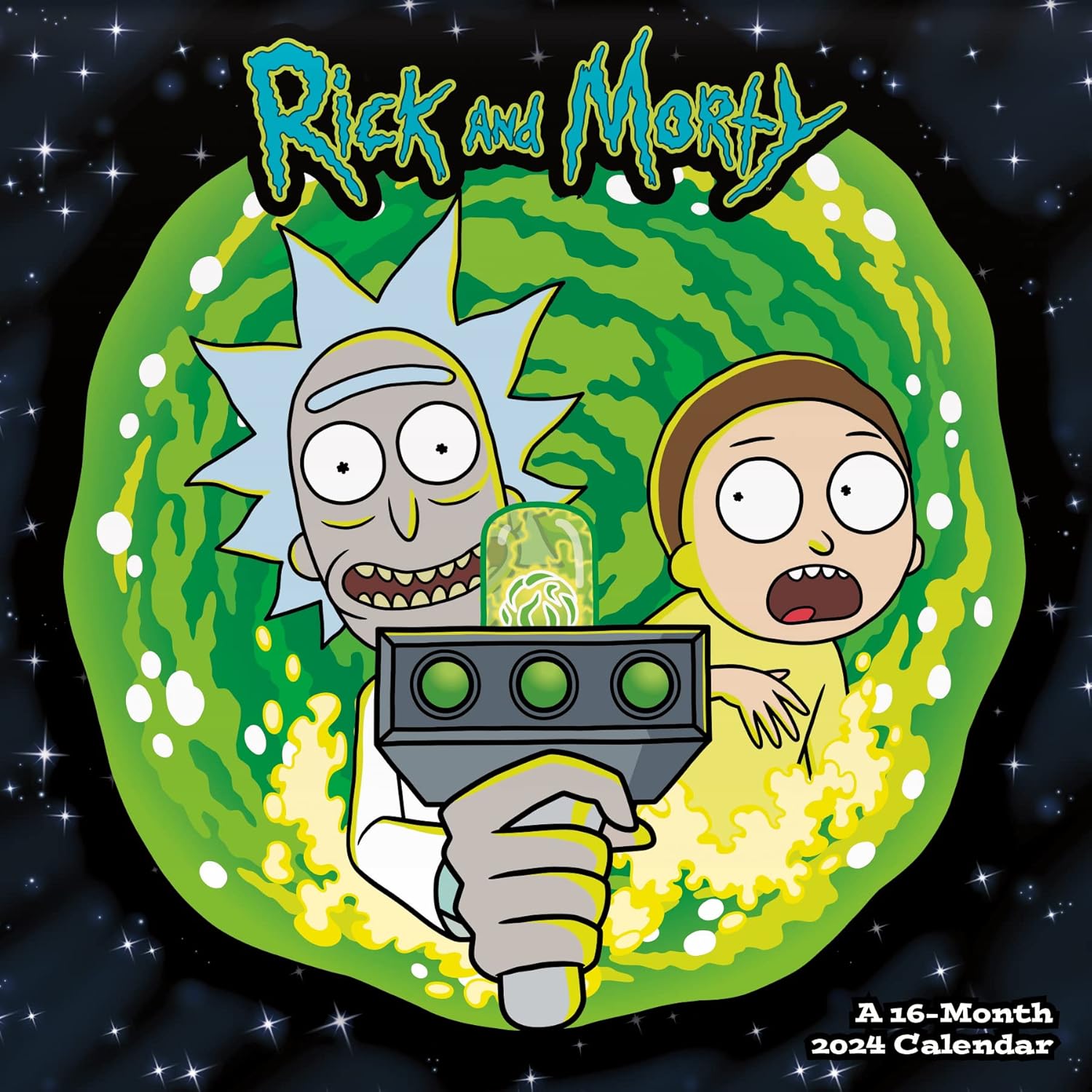 2024 Cartoon Network Rick and Morty Mini Wall Calendar: Trends ...