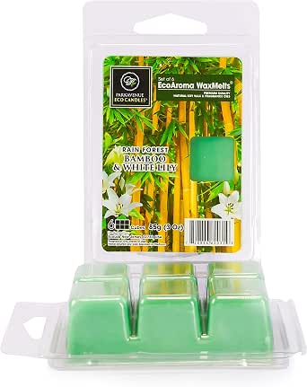 Amazon.com: Coco-Soy Organic Wax Melts Bamboo & White Lily EcoAroma ...