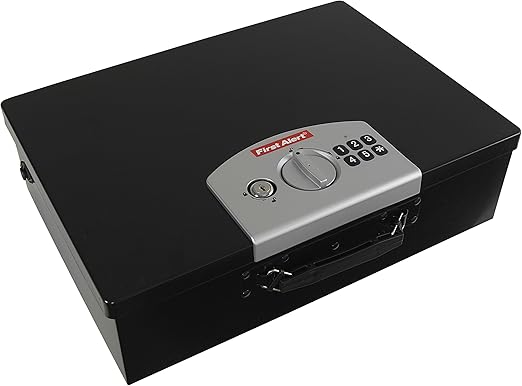 Amazon.com: First Alert 3040DF Digital Security Box, Black/Silver ...